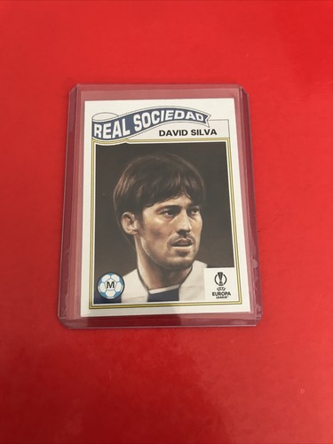 Topps Living Set Ucl Silva David Real Sociedad #527 Mint Carte | eBay