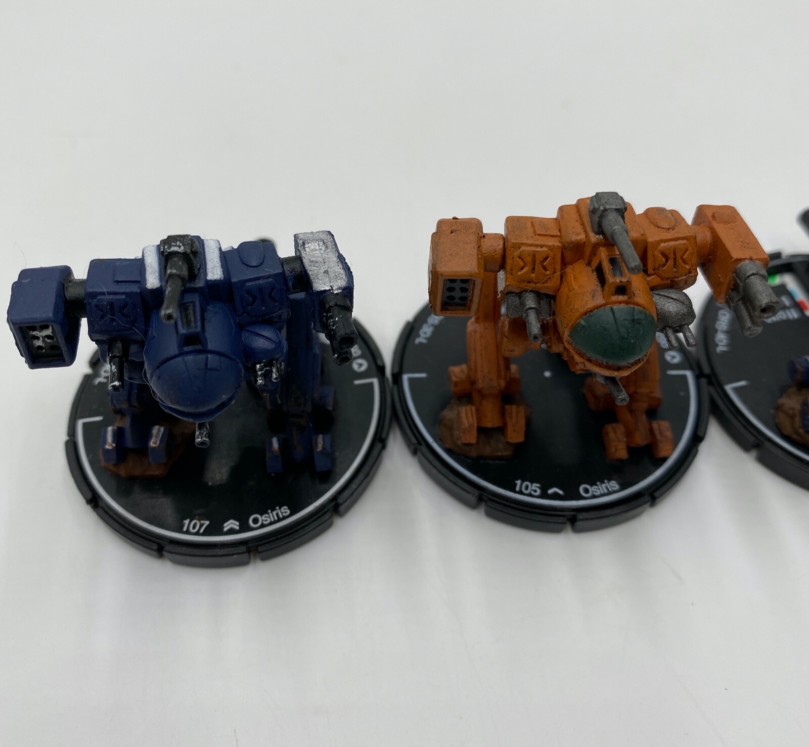 Mechwarrior - Osiris 053 ORS-3D-L (Orange) & 055 ORS-4D-L (Blue ...