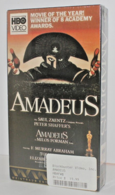 Amadeus (VHS) RARE, SEALED! 26359299735| eBay