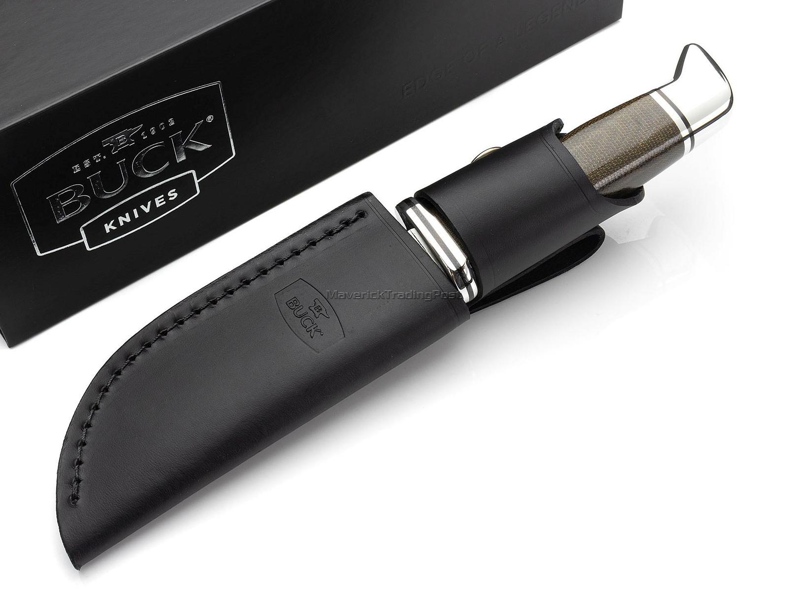 Buck Knives 103 Skinner Pro Hunting Knife - Green, 4" (‎0103GRS1-B) for ...