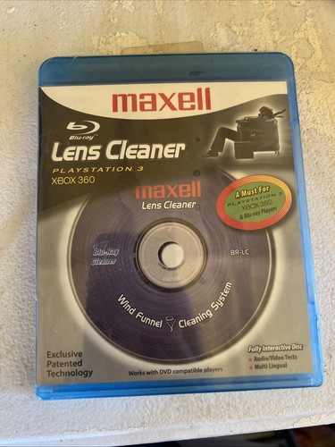 Maxell BR-LC Blu-ray Lens Cleaner for PS3 . Brand New Sealed. | eBay