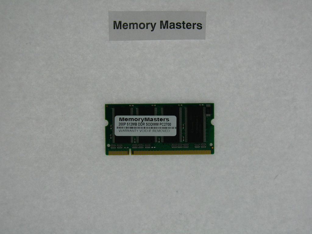512MB SODIMM Dell Latitude 100L 110L C540 C640 C840 D500 D505 D600 Ram ...