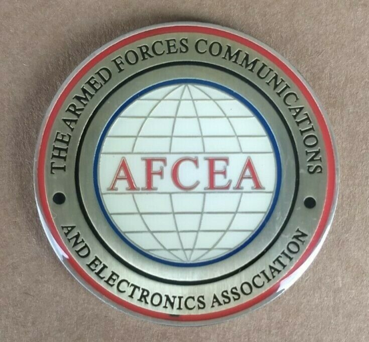 military coin, OFFUTT AB, NEBRASKA. AFCEA, 2"SIZE | eBay