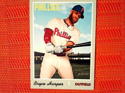 2019 Topps Heritage High Number #534 Bryce Aron Max Harper ...