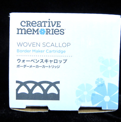 Creative Memories WOVEN SCALLOP Border Maker Cartridge 2023 Retired BMC ...