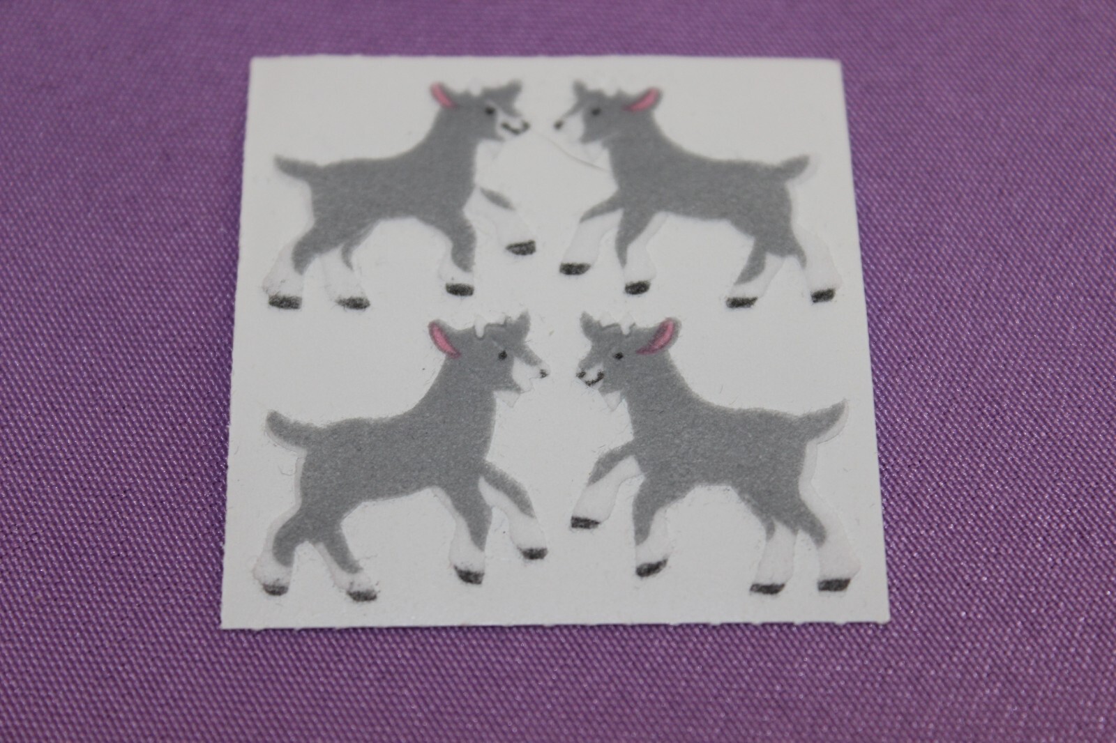 Sandylion RARE Module of FUZZY Baby Goats Animal Stickers! | eBay