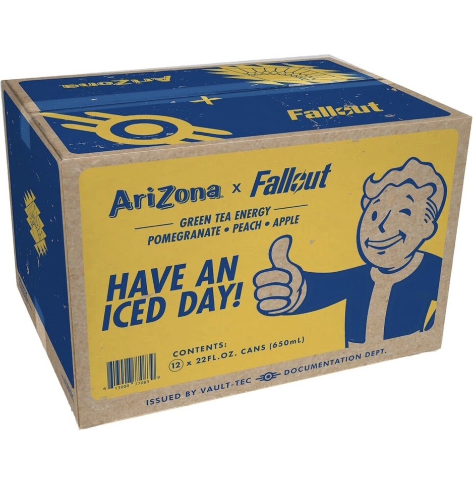 AriZona X Fallout Green Tea Energy Drink, 12pk-22 fl. oz.-Variety | eBay