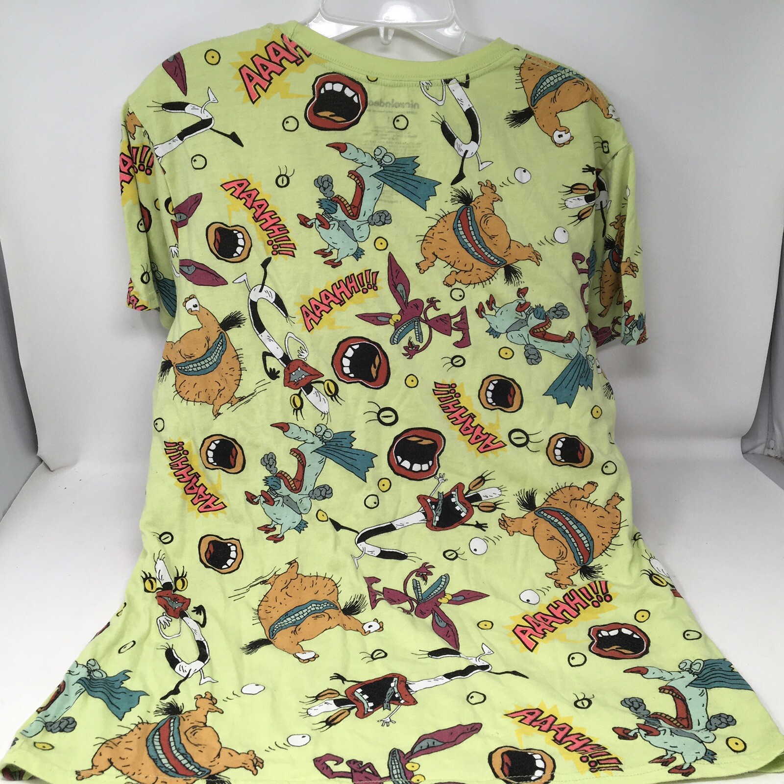 Nickelodeon Ahh Real Monsters Slime Green All Over Pr… - Gem