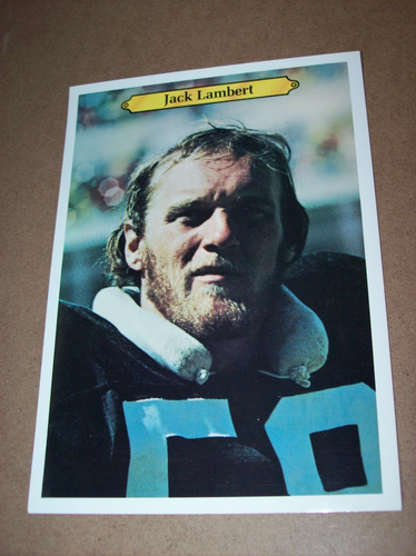 1980 Topps Football 5 by 7 Giant Football photos Jack Lambert #25 EX-NM | eBay