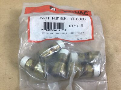 5 Velvac 16886 Air Brake Fitting 016886 Nylon Air Brake Male Conn. 1/2 ...