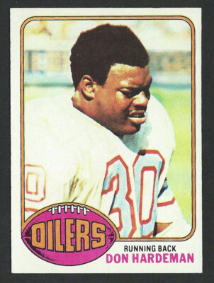 1976 Topps #254 DON HARDEMAN Houston Oilers ROOKIE CARD - 11 | eBay