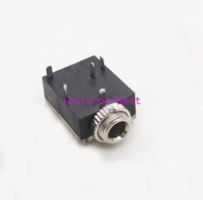 50pcs Headphone jack 3.5 Audio jack PJ-324M PJ-324 Straight pin With a ...