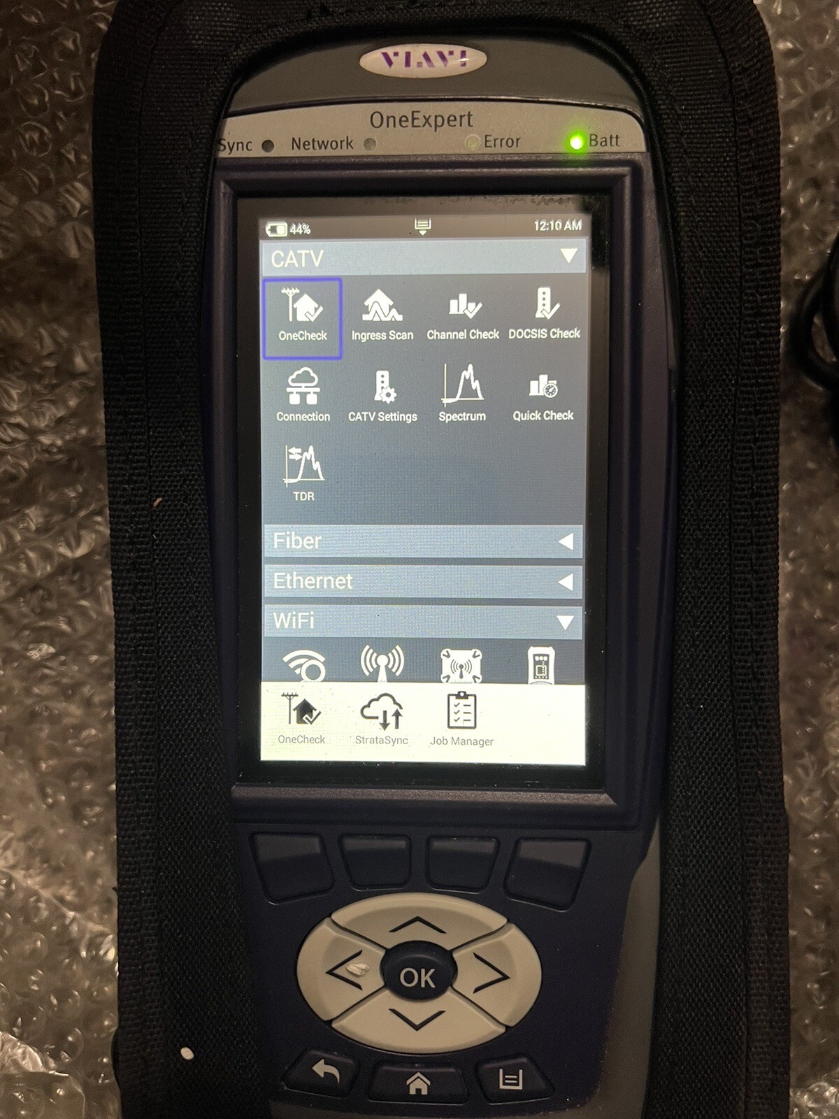 Viavi JDSU One Expert ONX-620 CATV 3.1 Cable Meter IPX, Docsis, TSX ...