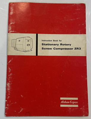 ATLAS COPCO STATIONARY ROTARY SCREW COMPRESSOR ZR3 COMPRESSOR ...