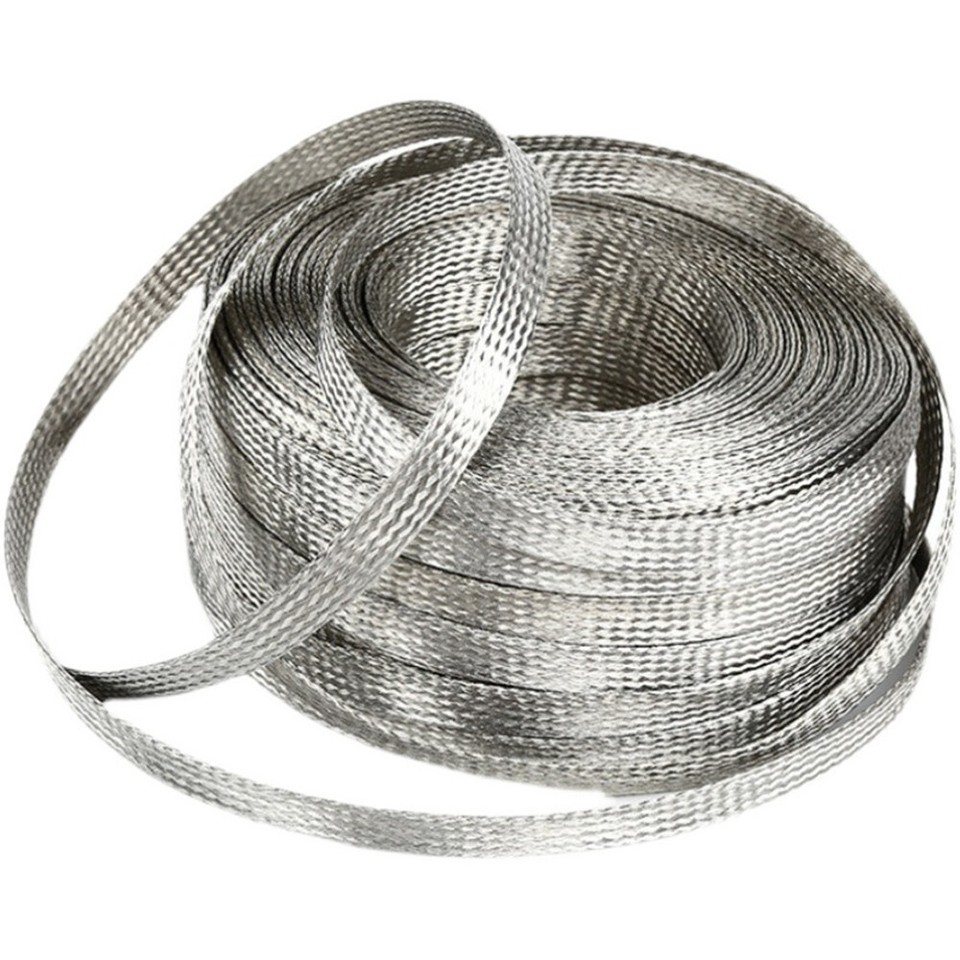 5M Length Tinned Copper Braid Ground Strap Wire Shielded Cable ,2-20mm ...
