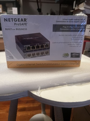 NETGEAR ProSAFE GS105 5 Port Gigabit Switch NIB | eBay