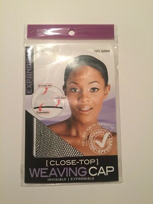 WEAVING CAP [ CLOSE - TOP ] EXPANDABLE | INVISIBLE (2266) BLACK | eBay UK