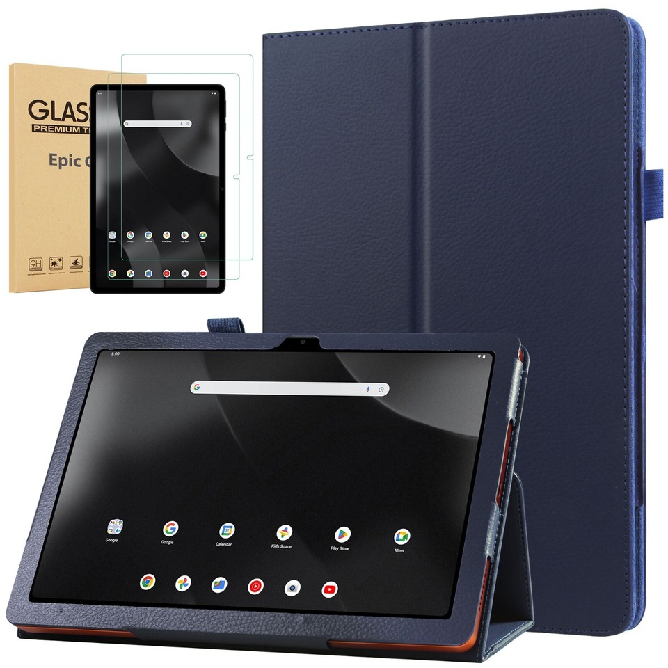 Onn 11'' Tablet Pro Case (2024 Model) Leather Folio Cover for Onn 11 ...