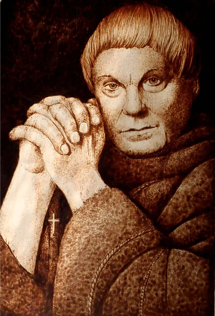 Medieval Monks Drawings