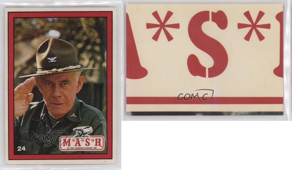 1982 Donruss M*A*S*H Harry Morgan Colonel Potter as Col Sherman T #24 ...