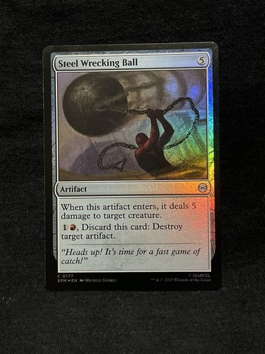 Steel Wrecking Ball C Marvel's Spider-Man 177 NM | eBay