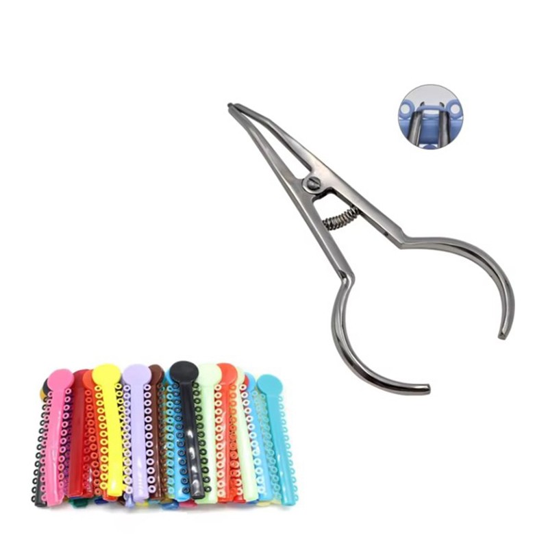 Orthodontic Separator Placing Pliers Dental Elastic Rubber Band ...