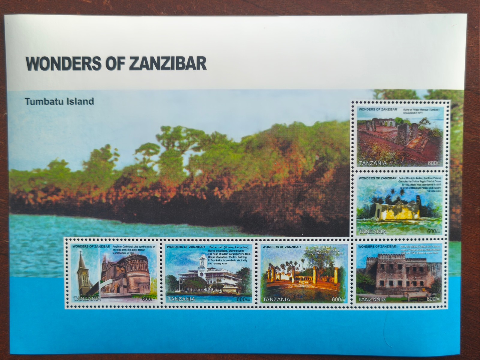 Tanzania wonders of Zanzibar Block 4810/15 postfrisch | eBay