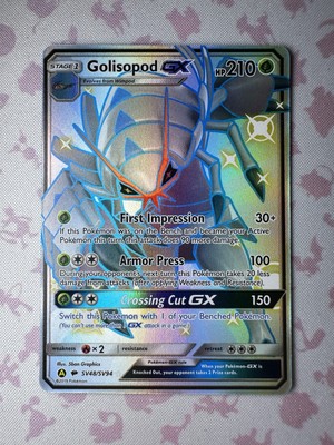 Pokémon TCG Golisopod GX Hidden Fates SV48/SV94 Holo Full Art | eBay
