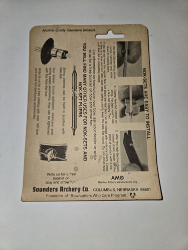 Vintage Saunders Nok Set Nocking Point | eBay