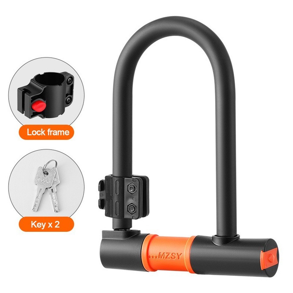 Dustproof U Shaped Bike Lock Anti-Theft Cycling Lock Bike Parking ...