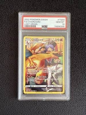 Charizard Lost Origin - Full Art - #TG03/TG30 Rare Pokemon TCG PSA 10 ...