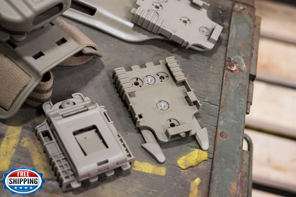 Safariland QLS19 Quick Duty Holster Locking Fork System (Black) Small ...