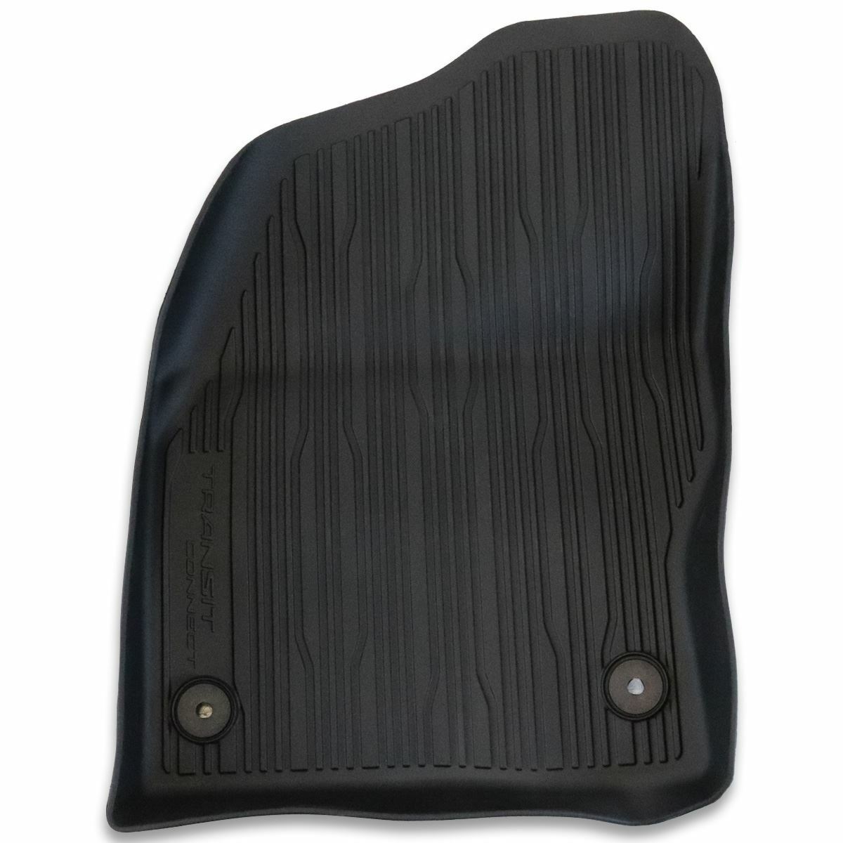 Genuine Ford Transit Connect Front Rubber Floor Mats Tray W/ Logo 2013 ...