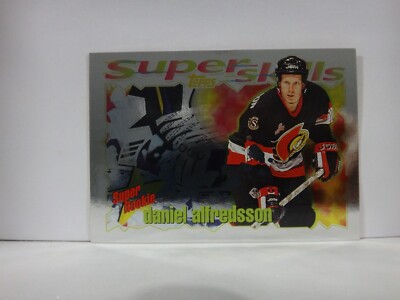 1995-96 Topps Super Skills Super Rookies Daniel Alfredsson #SR12 Rookie ...