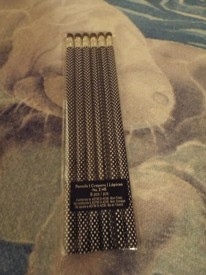 Polka Dot Pencils Set of 6 | eBay