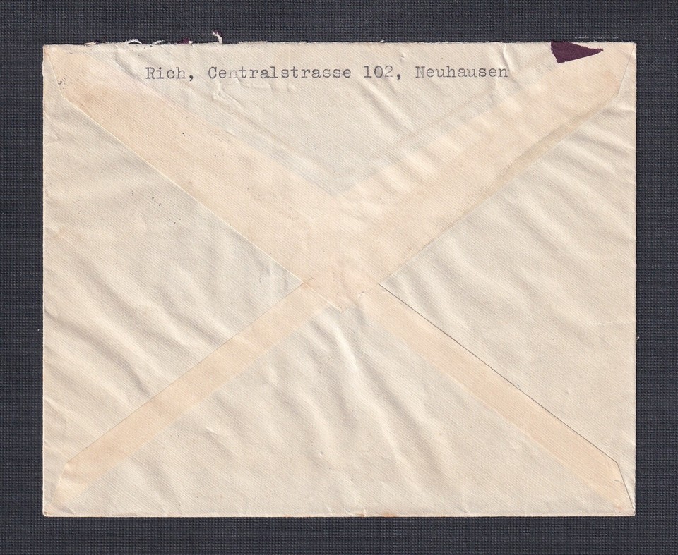 SWITZERLAND 1938 TWO SEMI POSTAL BLOCKS OF FOUR ON REGISTERED COVER ...