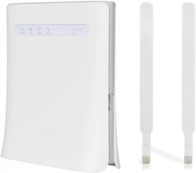 UNLOCKED ZTE MF286D 4G/LTE 600MBPS CAT12 WIFI ROUTER. RJ11 TEL PORTS ...