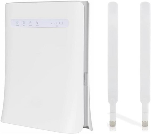 UNLOCKED ZTE MF286D 4G/LTE 600MBPS CAT12 WIFI ROUTER. RJ11 TEL PORTS ...