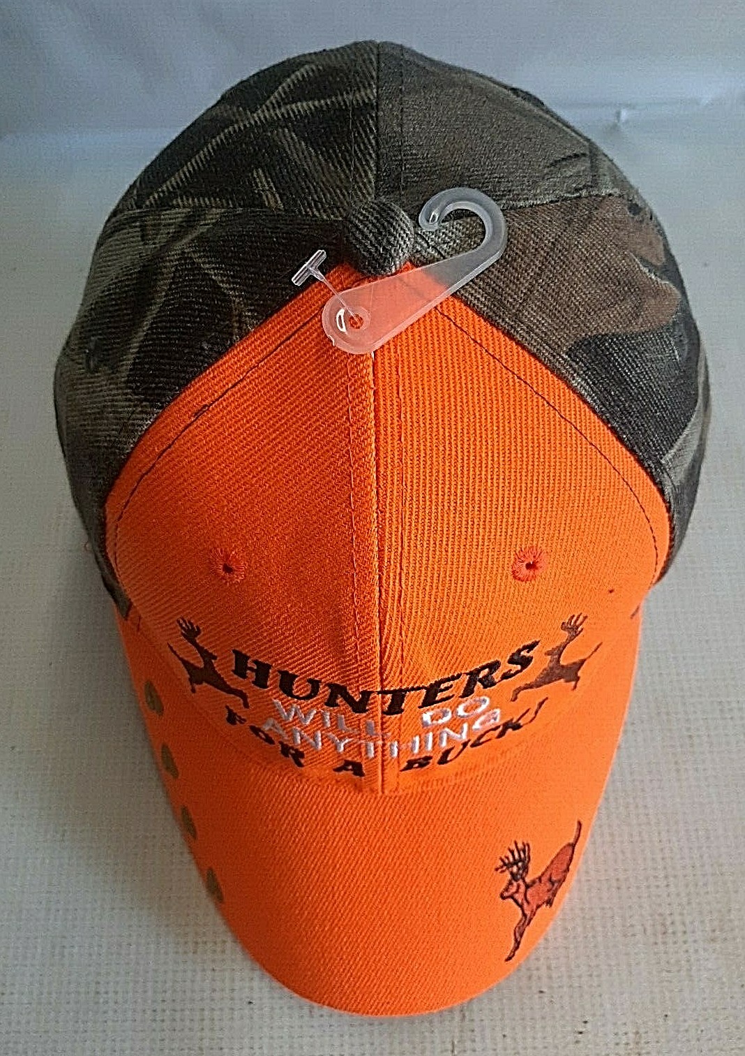 Hunters Buck Deer BallCap Embroidered Camo Hat Adjustable Hook/Loop ...