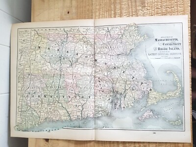 CT, MA, ME, NH, RI, VT - Map Of Massachusetts Connecticut - 2