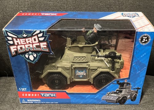 Hero Force Combat Tank with 3.75" Action Figure 9 Accessories. | eBay