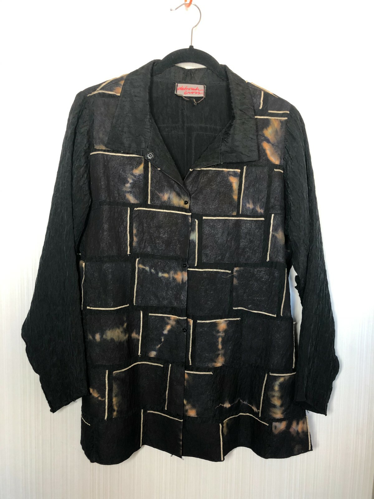 DEBORAH CROSS Fiber Artist Art to Wear Woven Jacket T… - Gem