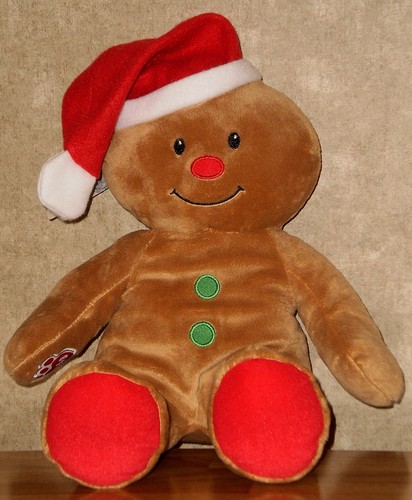 Build a Bear Gingerbread Boy 16in. Stuffed Plush 2017 BAB Holiday Toy ...