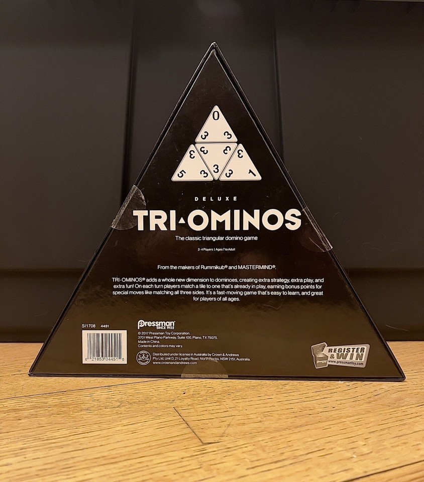Pressman- Deluxe Tri-Ominos. Brand New. Never Opened. | eBay