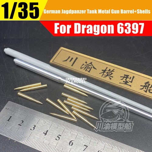 1/35 German Jagdpanzer IV Tank Metal Gun Barrel+Shells Kit for Dragon ...