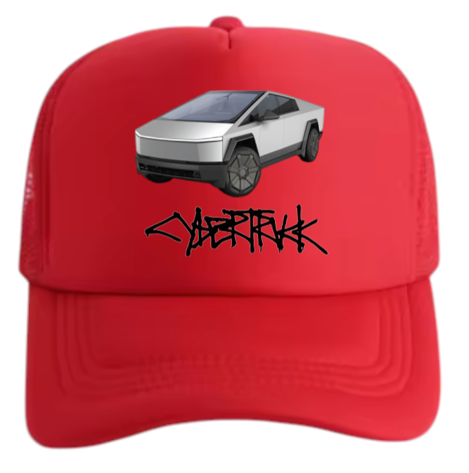 Tesla Cybertruck Hat Adjustable Snapback Trucker Hat Outdoors Hat Tesla ...