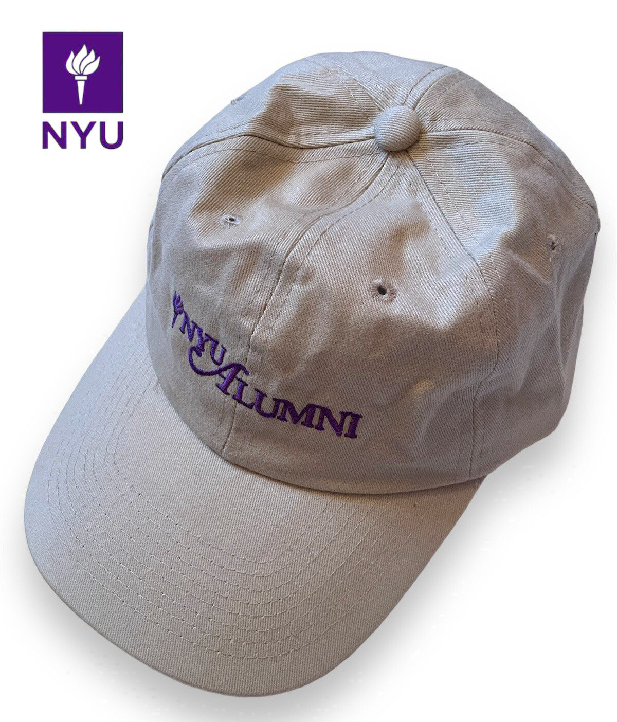 VINTAGE NEW YORK UNIVERSITY Alumni NYU Embroidered Supreme SNAPBACK HAT ...