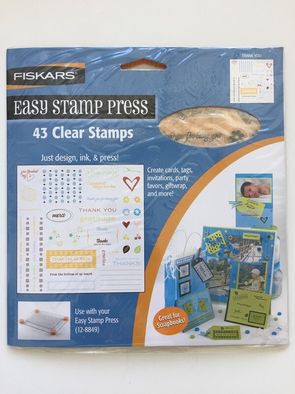 Fiskars Clear Acrylic Rubber Stamps THANK YOU Love for sale online | eBay