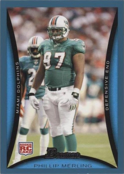 2008 Bowman - Blue #239 Phillip Merling /500 (RC) for sale online | eBay