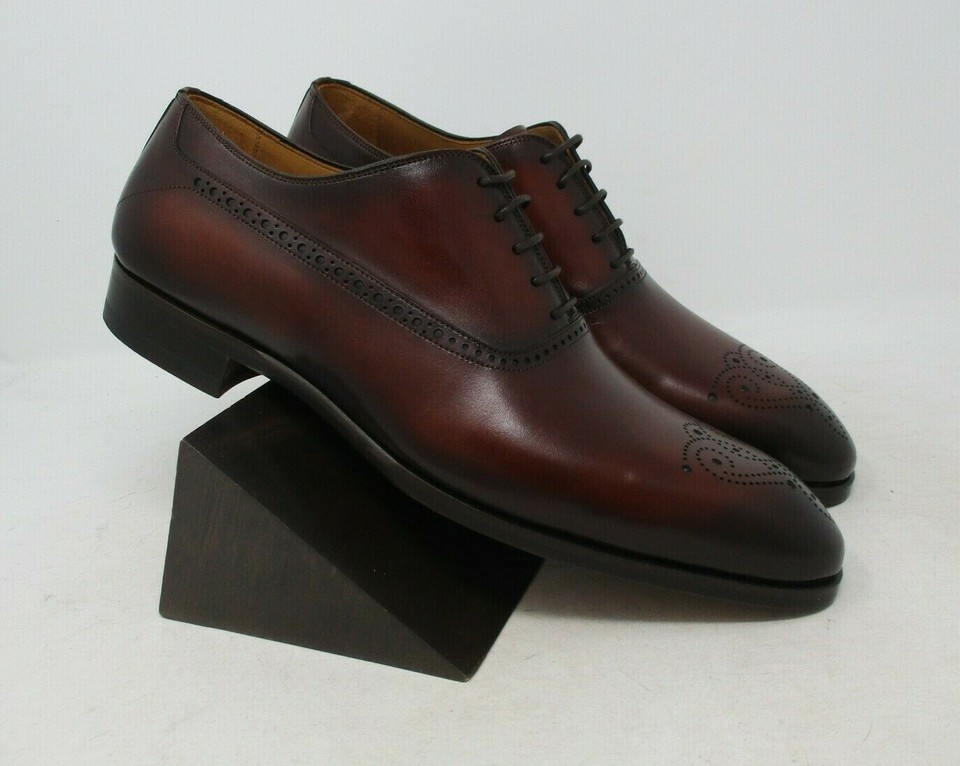 Magnanni Manolo Cognac Lace Up size 8 US (20518) 2321 | eBay